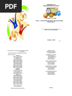 Intramurals Program Sample | PDF | Cultural Conventions