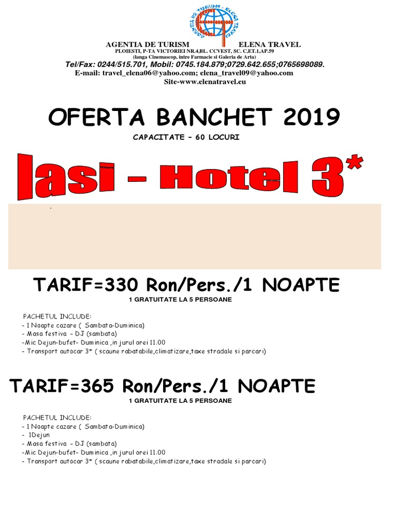 Banchet Iasi H.3 PDF | PDF