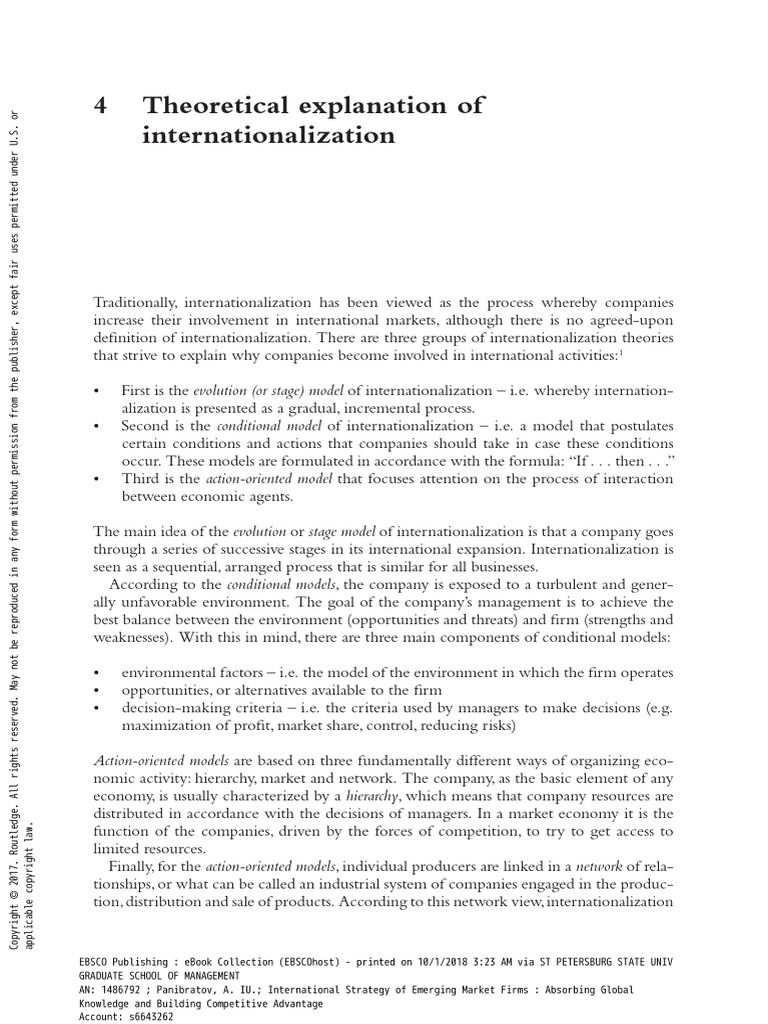 Chapter 4 PDF | PDF | Internationalization | Transaction Cost