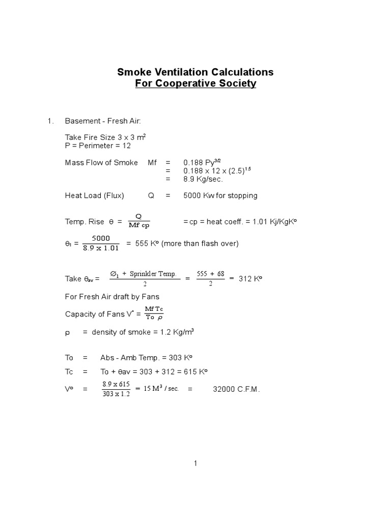Smoke Cal Atrium | PDF | Temperature | Thermodynamics
