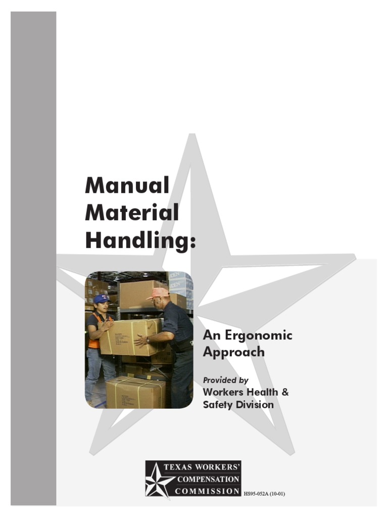 Ergonomic Manual Handling Strategies | PDF | Employment | Human Factors ...