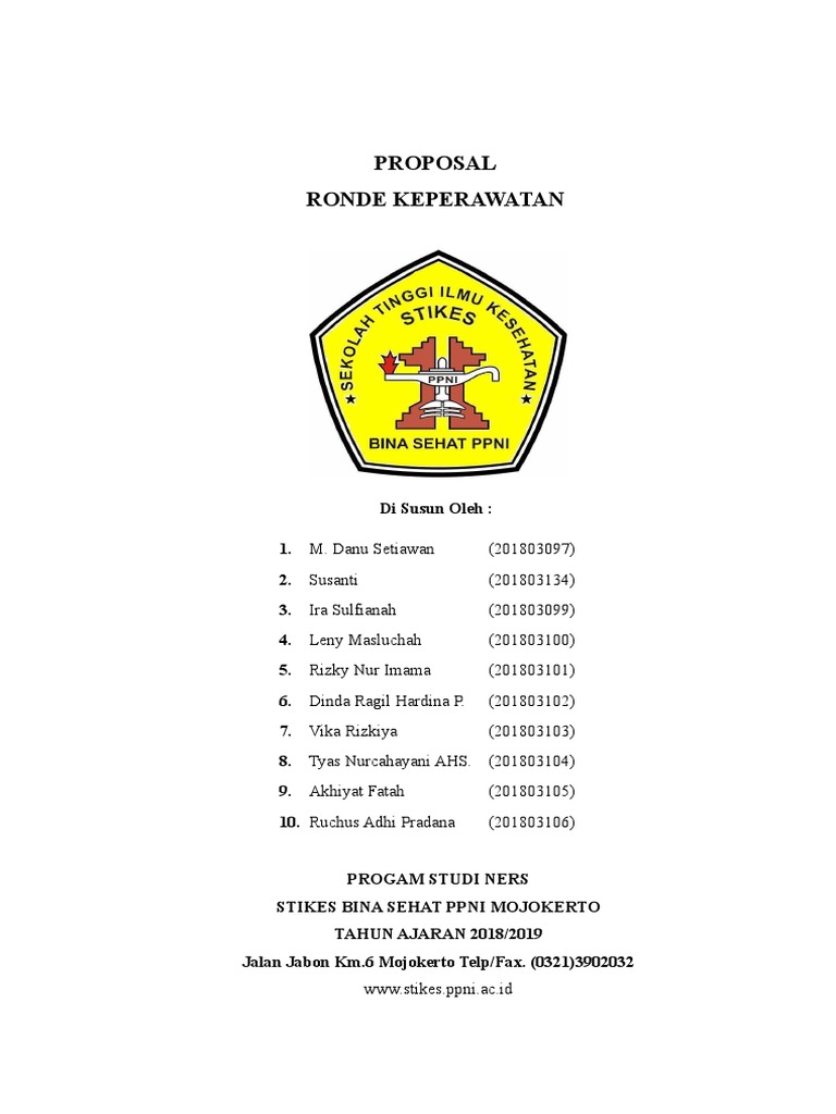 Proposal Ronde Keperawatan | PDF | Karier & Perkembangan | Pengembangan Diri