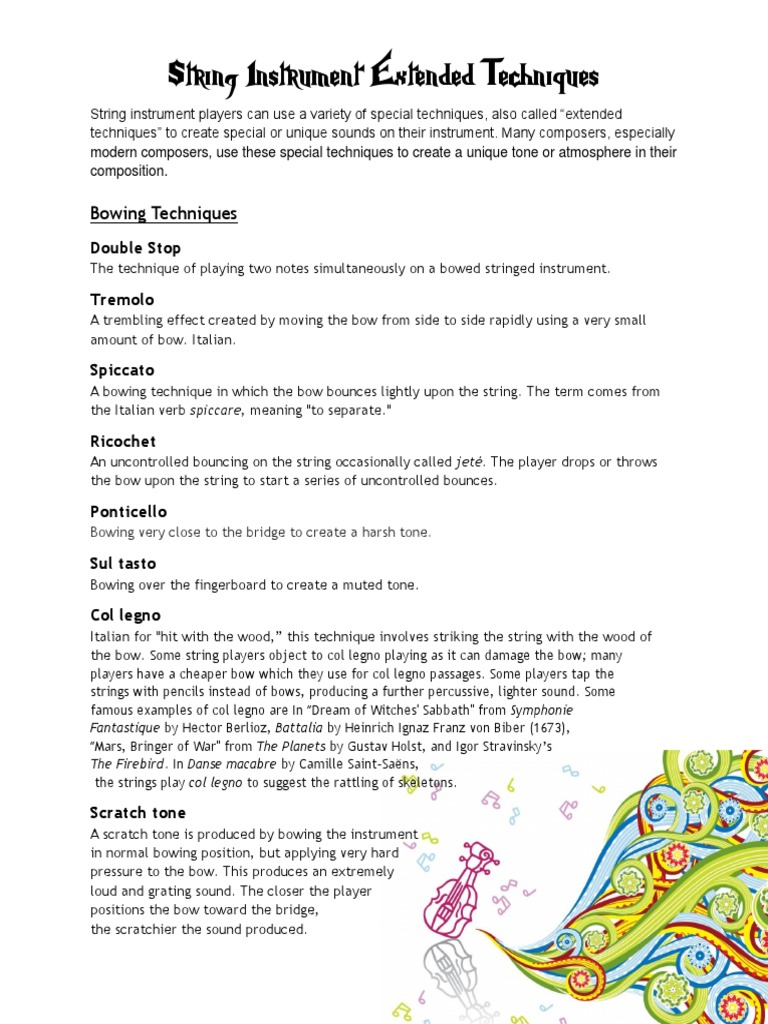 Multiphonic Extended Guitar | PDF | String Instruments | Harmonic