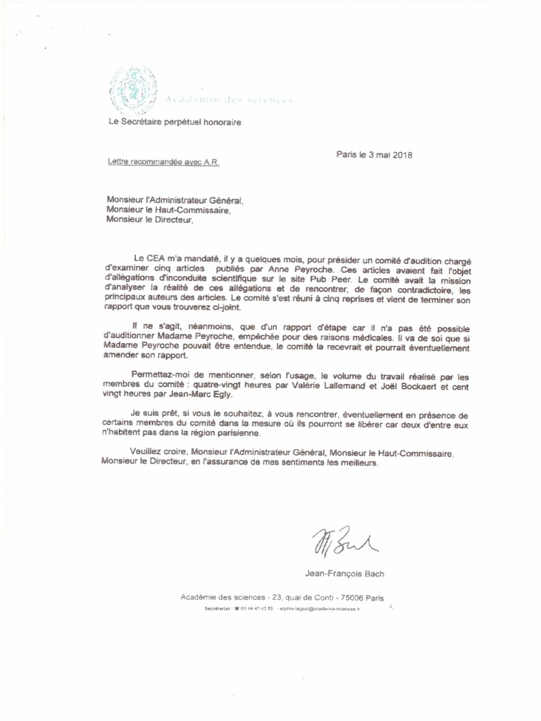 L'ex-Patronne Du CNRS Accusée de Fraude Scientifique Par L'académie Des ...
