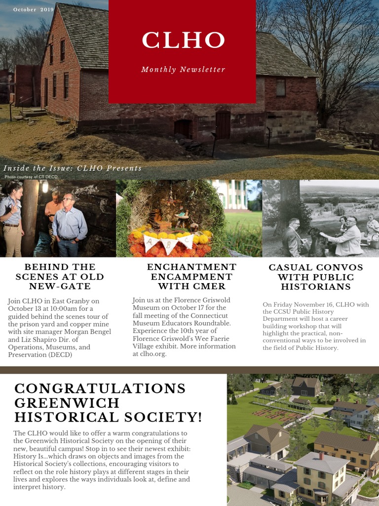 October Newsletter 2018 | PDF | Museum