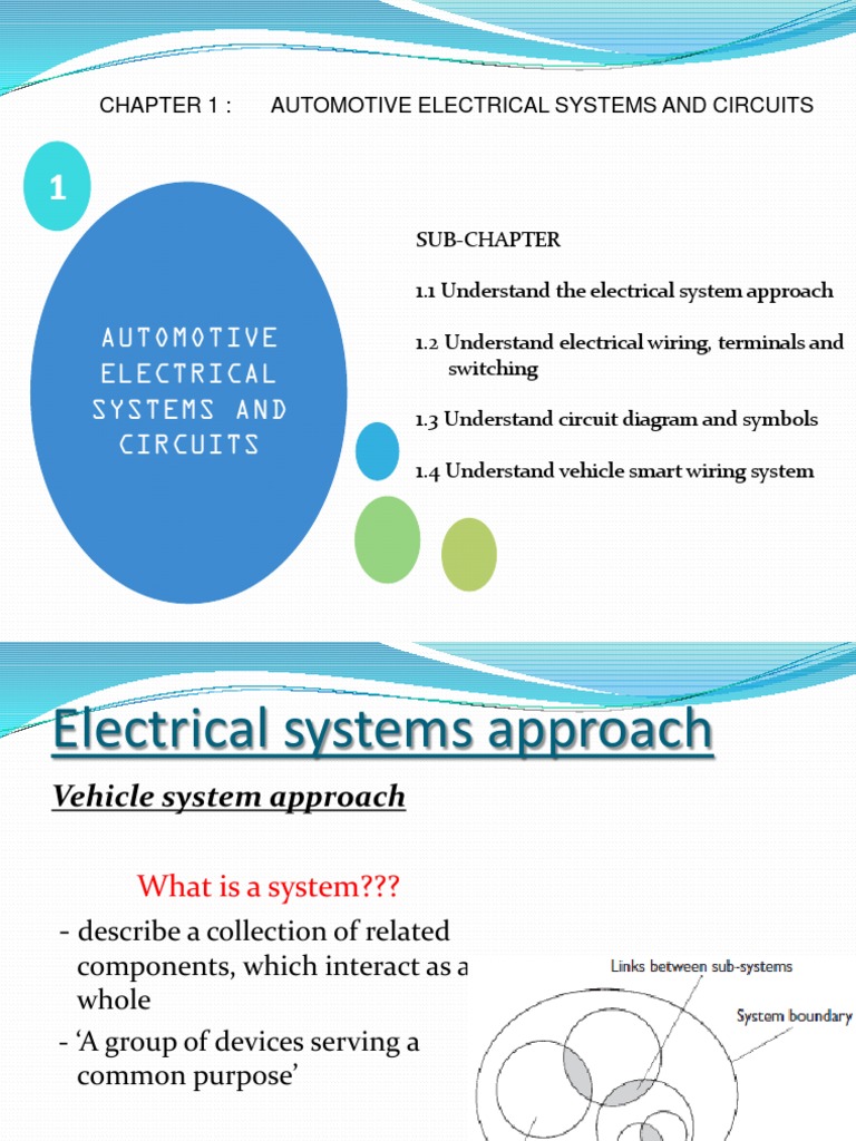Automotive Electrical Systems Overview | PDF | Switch | Fuse (Electrical)