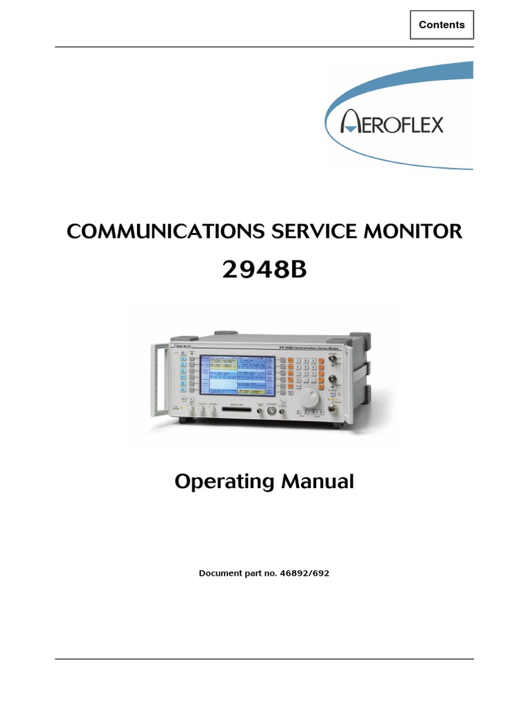 Aeroflex Communication Test Equipment | Modulation | Ac Power Plugs And ...
