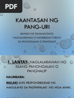 5 Halimbawa NG Lantay Na Pangungusap | PDF