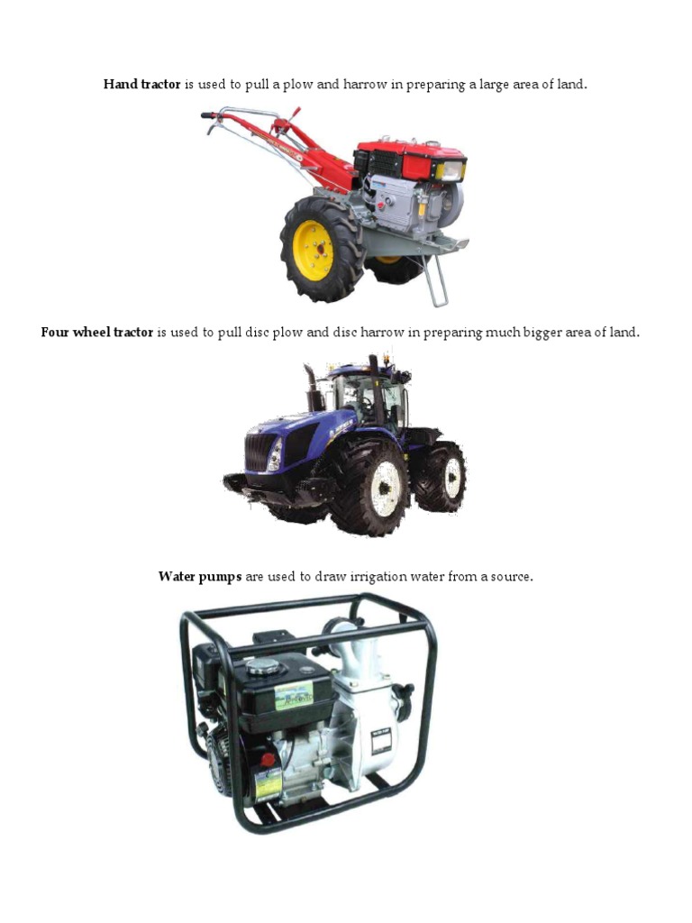 Hand Tractor | PDF | Tractor | Maize