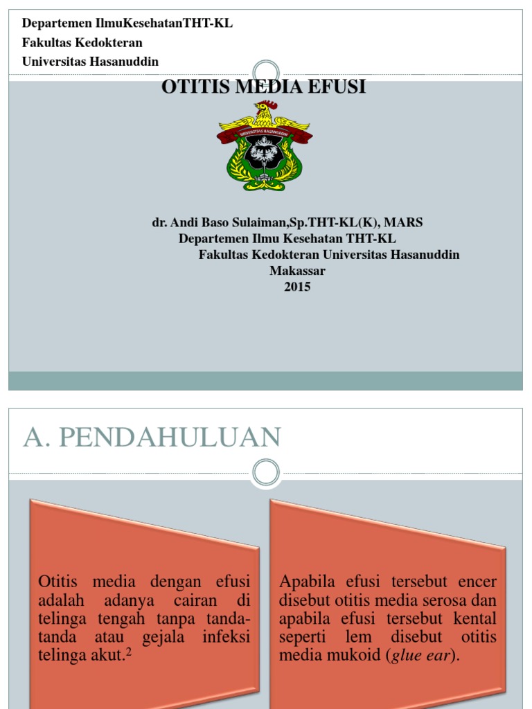 Otitis Media Efusi | PDF