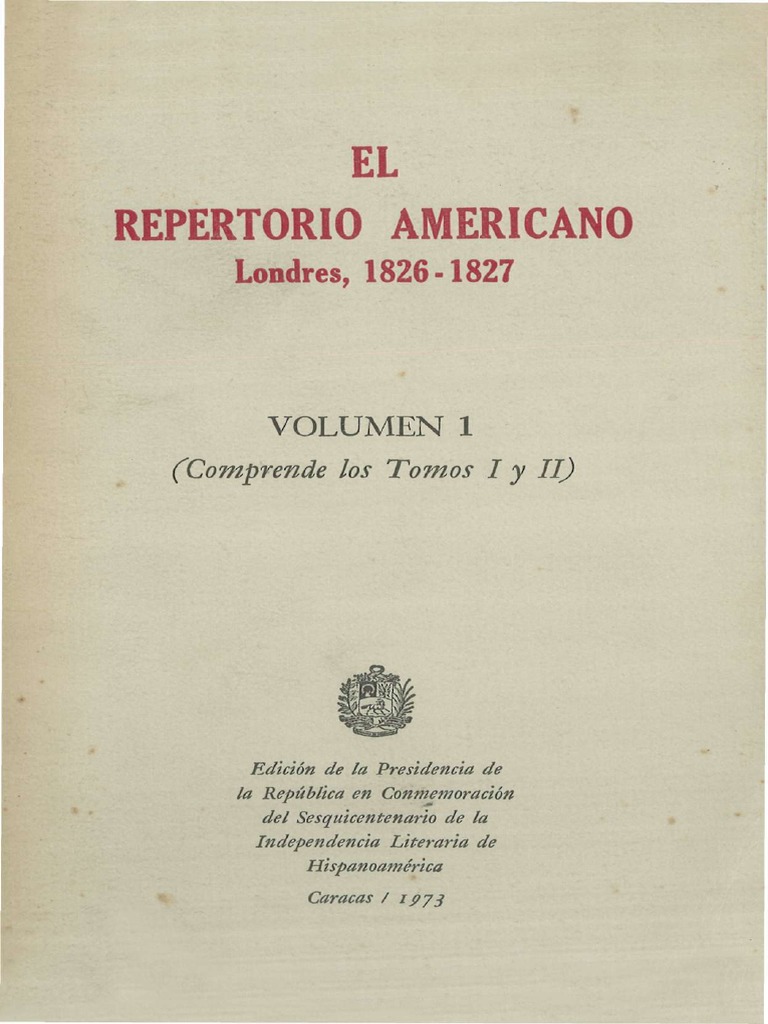 El Repertorio Americano | PDF | Publicación | Américas