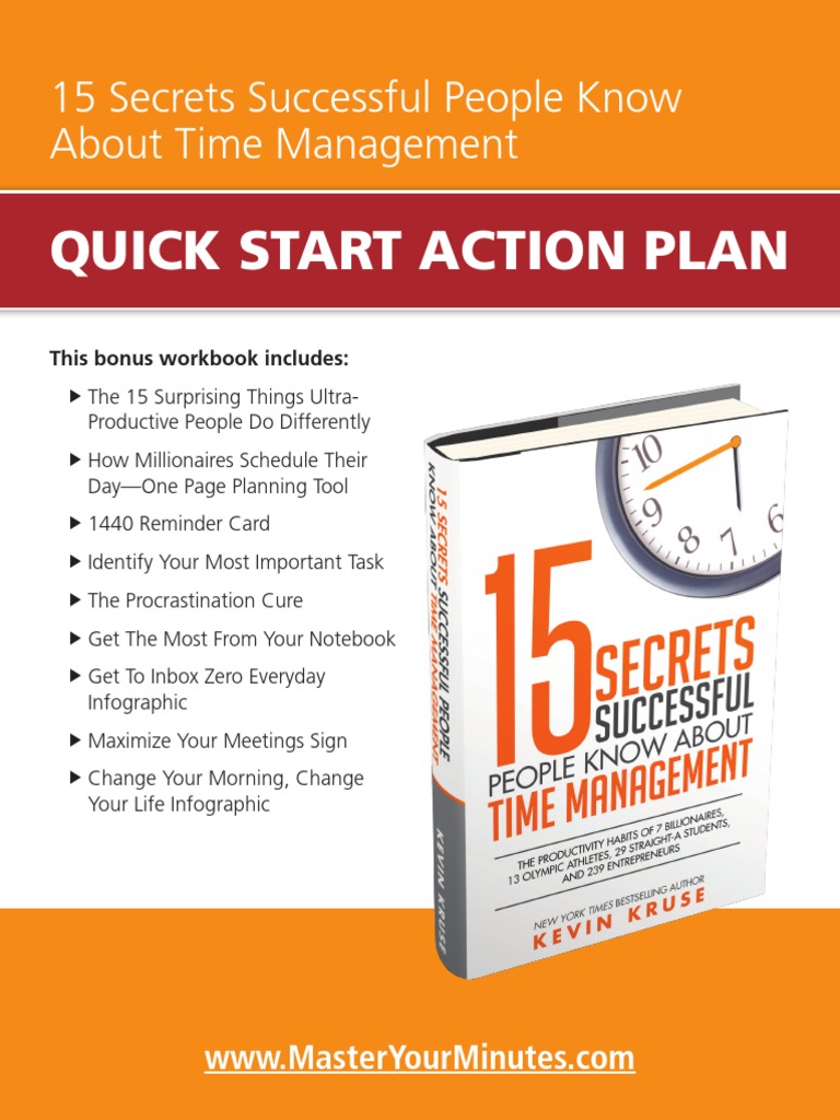 TKG Quick Start Action Plan Workbook v1f | PDF | Time Management ...