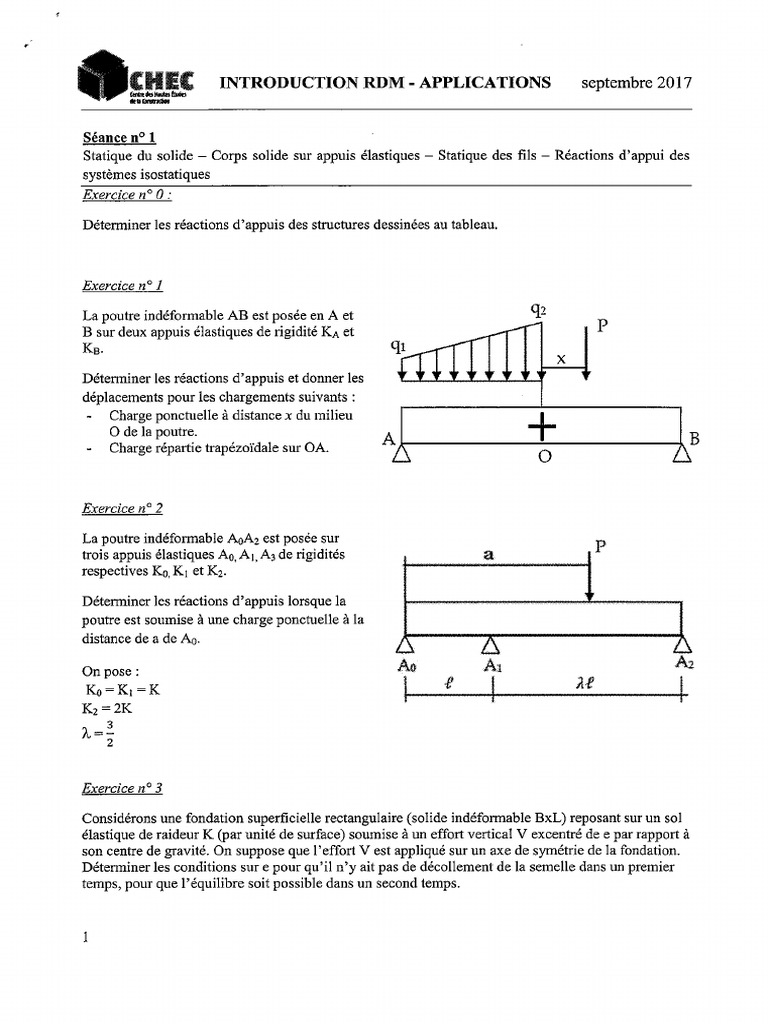 TD RDM Rappel Énoncé | PDF