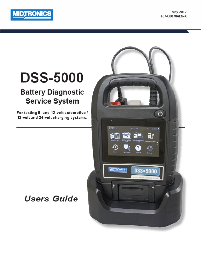 167 000784en A Dss 5000 Instruction Manual Midtronics | PDF | Wi Fi ...