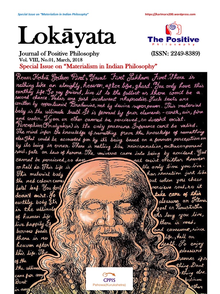 Lokayata Vol. VIII, No.1 (March 2018) | PDF | Tantra | Materialism