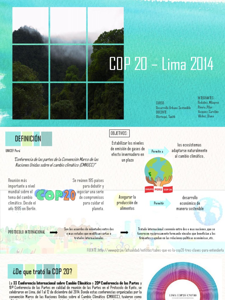 COP 20 - Lima 2014 | PDF | Convención Marco de las Naciones Unidas ...