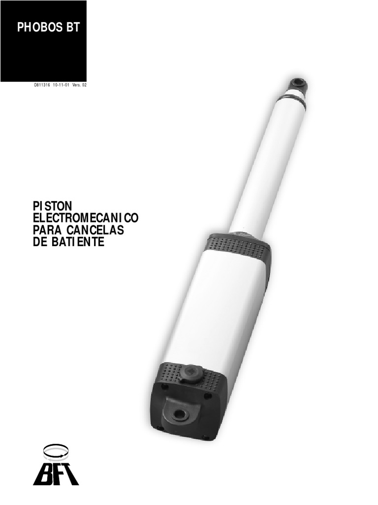 Phobos BTF Manual | PDF | Aluminio | Automatización