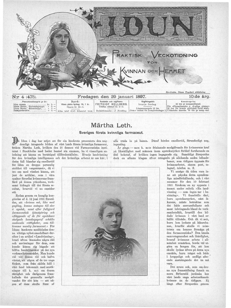 Märtha Leth, Idun PDF | PDF