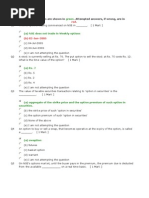 Practice Questions Derivatives Market (Dealers) Module | PDF