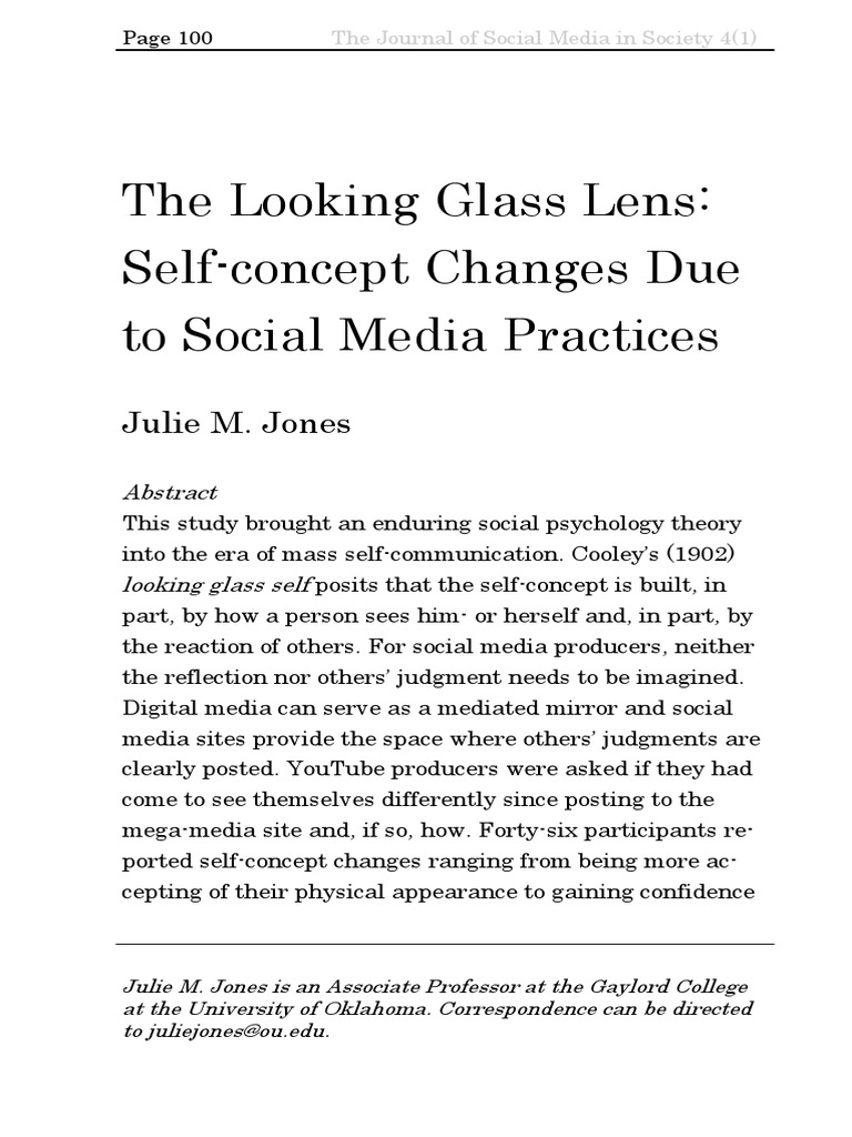 The Looking Glass Lens | PDF | Self | Self Actualization