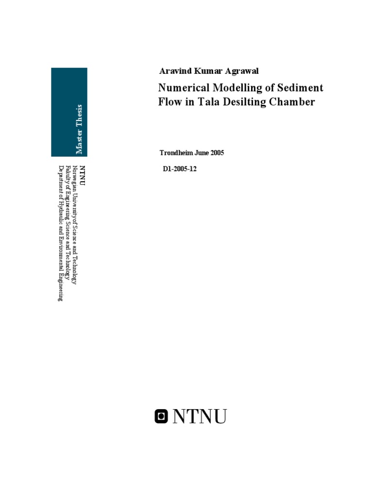 Numerical Modelling of Sediment | PDF | Deposition (Geology) | River