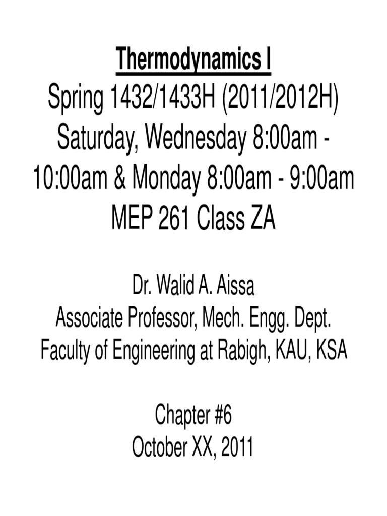 Aissa Thermo1 Chapter 06 PDF | PDF | Heat | Heat Pump