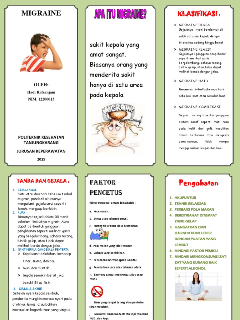 Leaflet Migraine | PDF