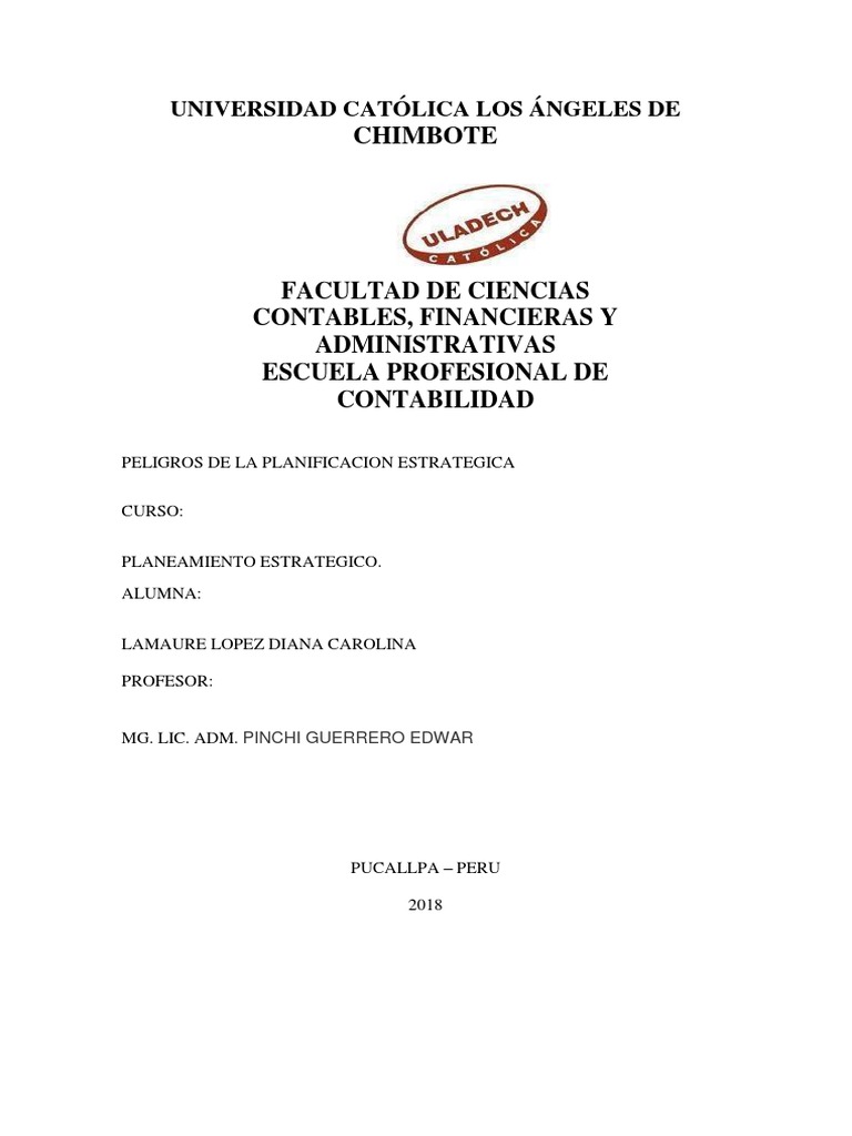 Guia de Contab - de Instit. Financ. II | PDF | Planificación estratégica | Planificación