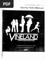 Vineland 3 Test | PDF