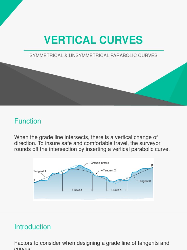05 - Vertical Curves | PDF | Tangent | Slope