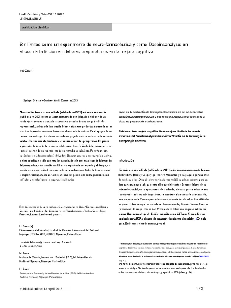 LIMITLESS | PDF | Homo Sapiens | Novelas