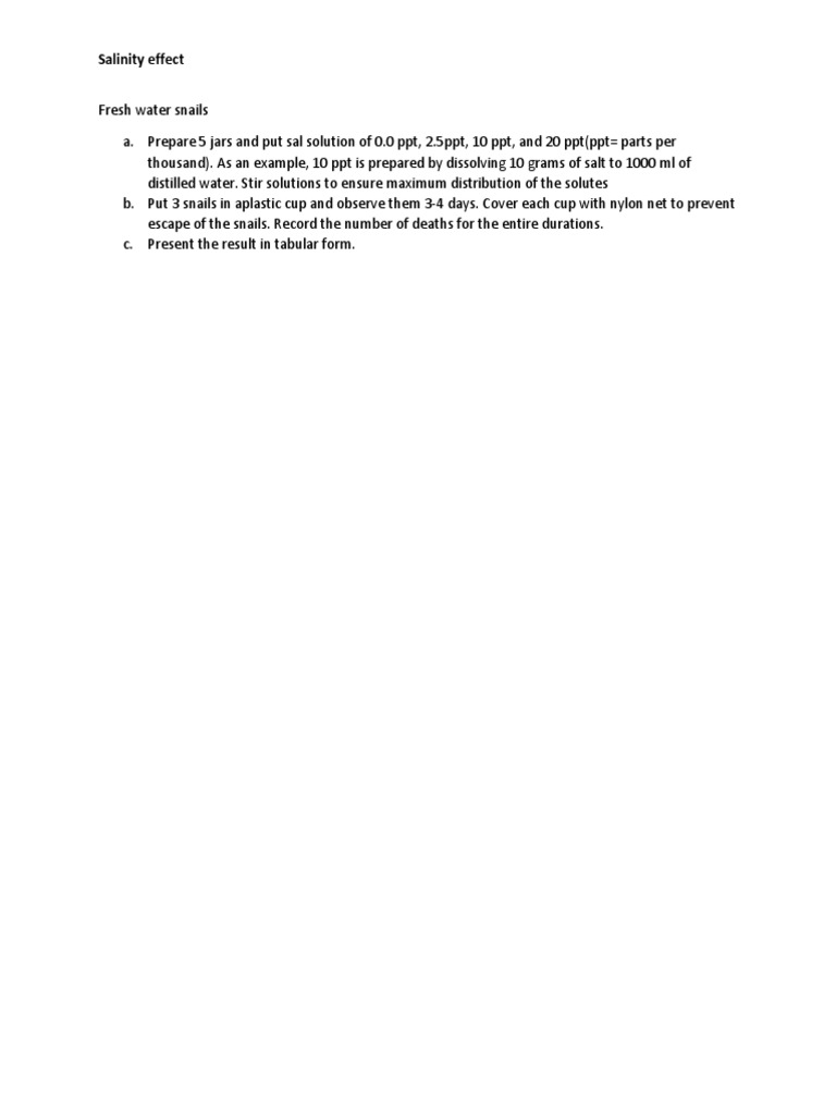 Snails Methods | PDF