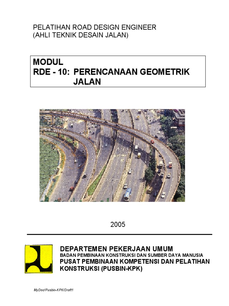 Pelatihan Perencanaan Geometrik Jalan | PDF