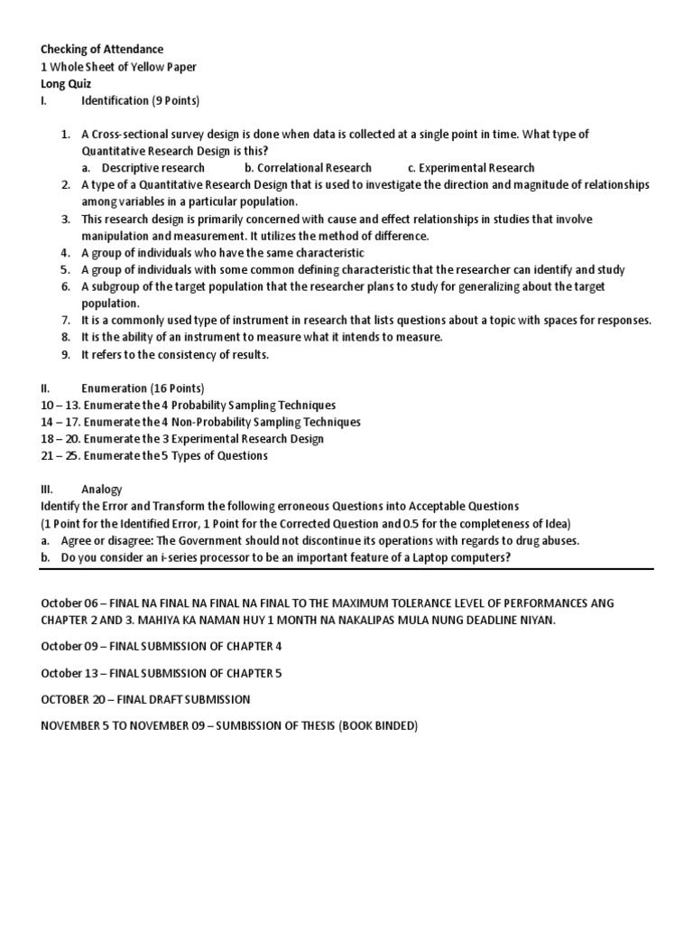 PR2 Activity | PDF | Research Design | Sampling (Statistics)