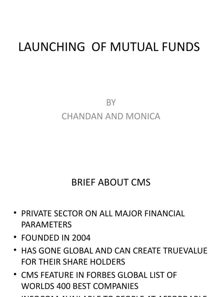 Launching of Mutual Funds | PDF