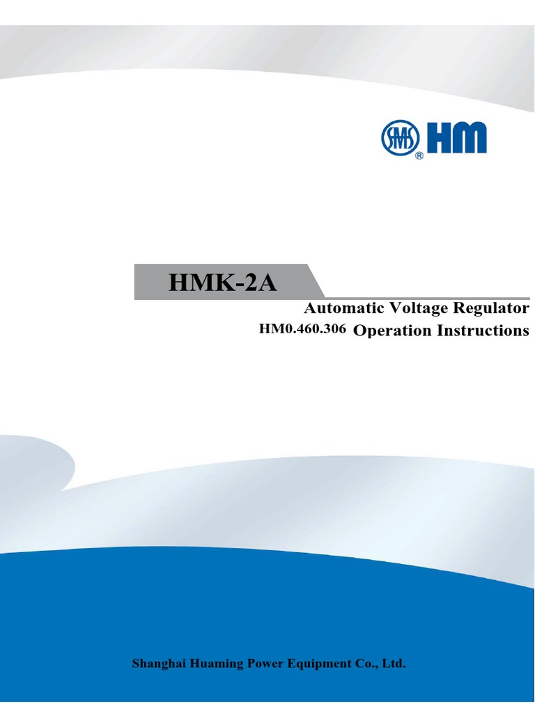 HMK-2A Voltage Regulator Guide | PDF