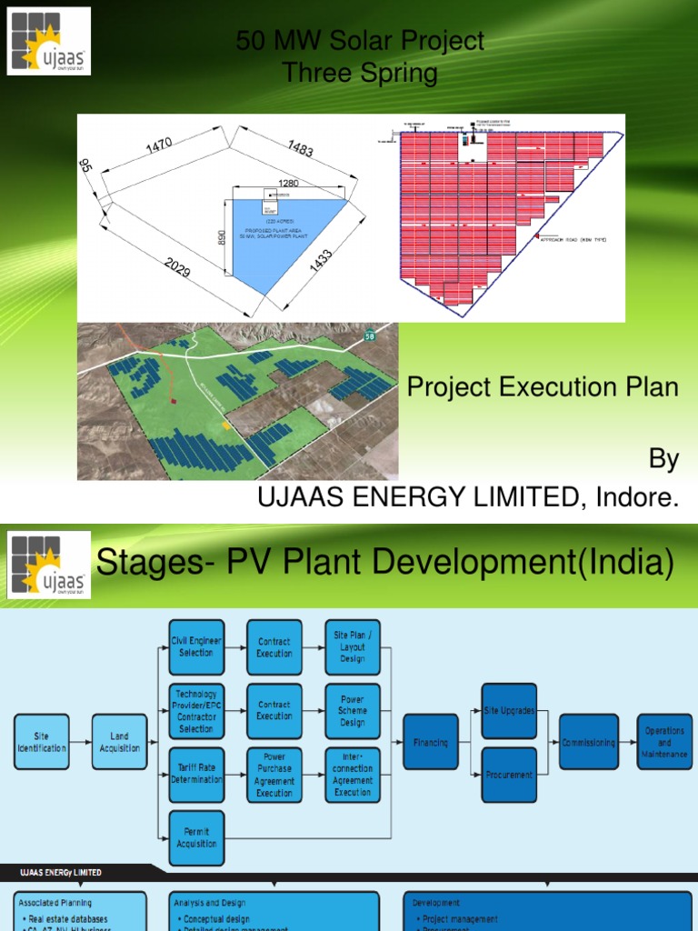 50 MW Solar Project Three Spring | PDF | Alternative Energy | Renewable ...