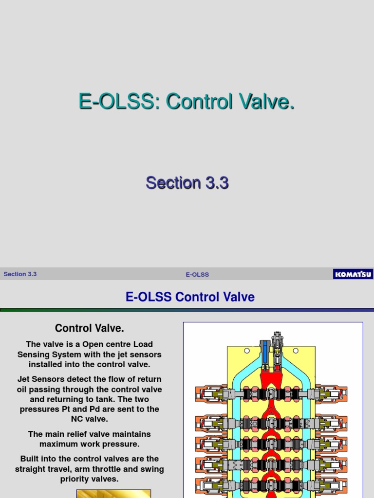3.3 E-OLSS Control Valve | PDF | Valve | Throttle