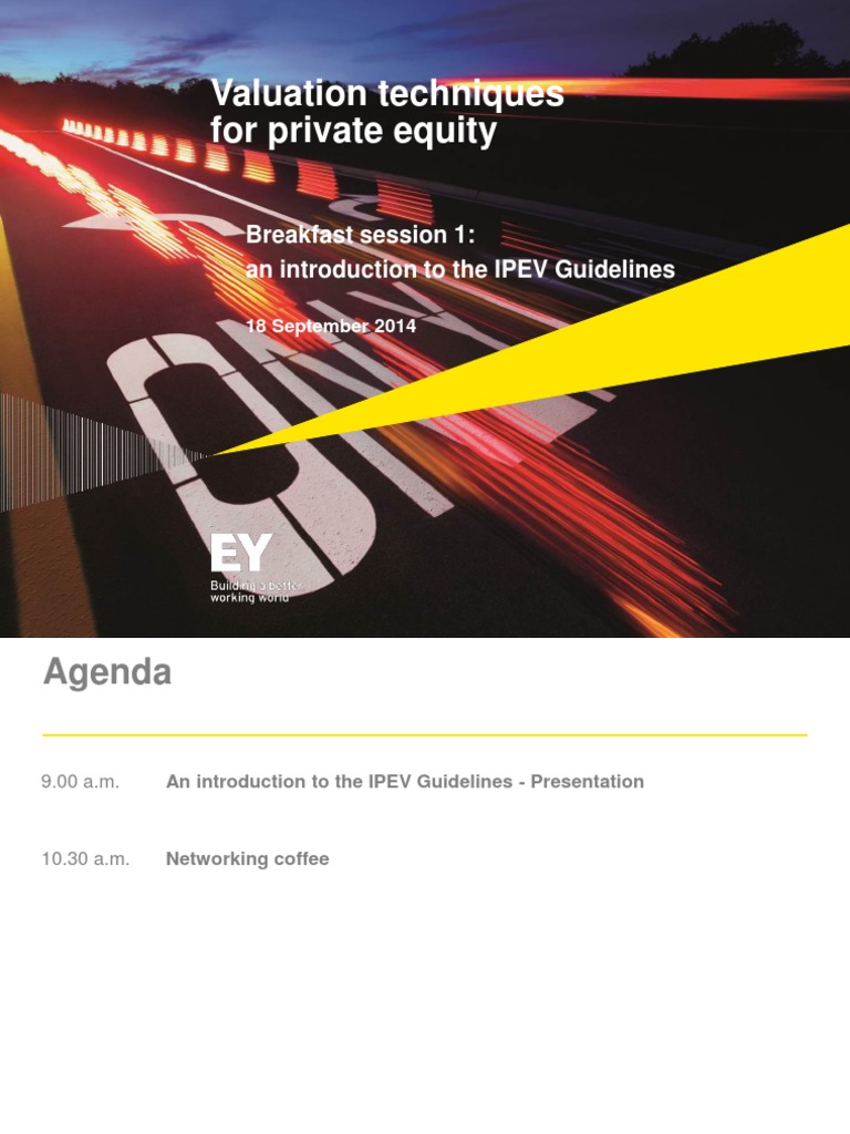 Presentation PE Valuation Session 1 - IPEV Guidelines PDF | PDF ...