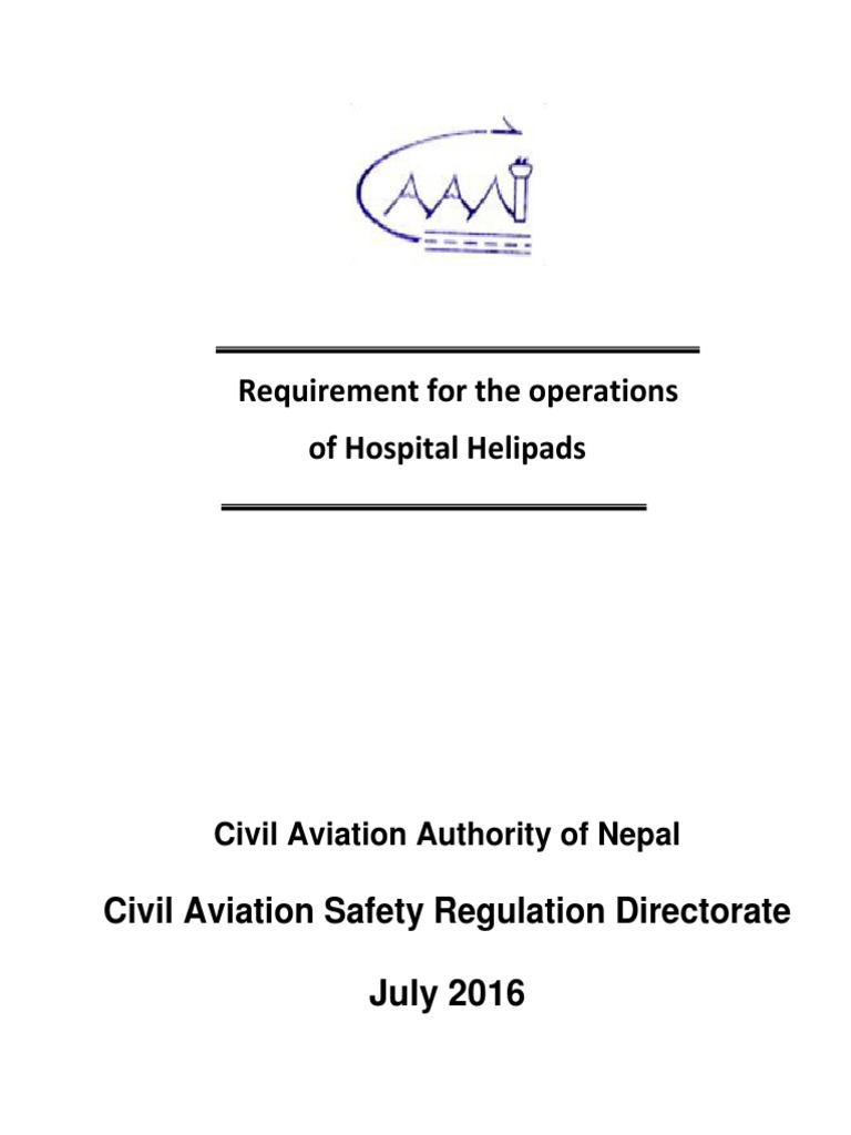 Hospital Helipad Operation Standards | PDF | Air Traffic Control | Takeoff