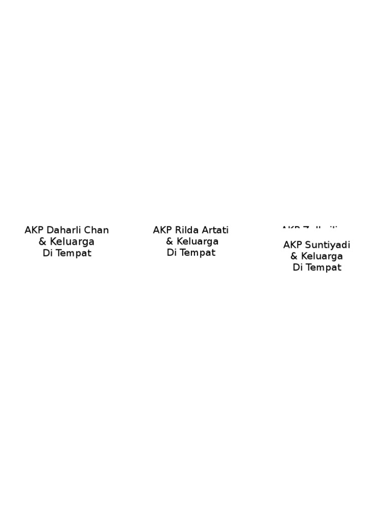 Label Nama | PDF