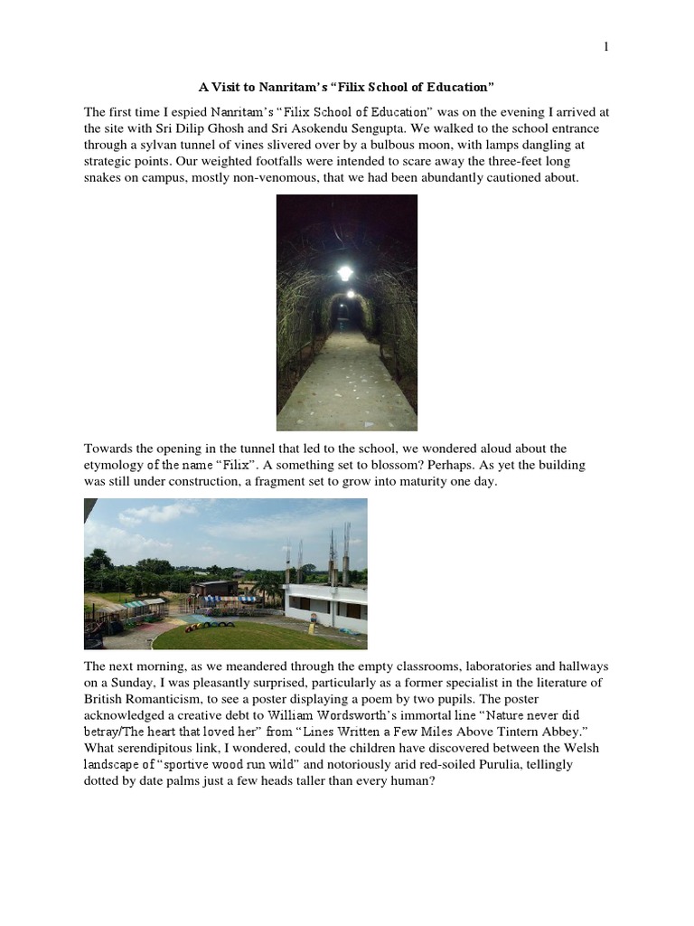 A Visit To The NGO Nanritam, Purulia, West Bengal | PDF | Dances