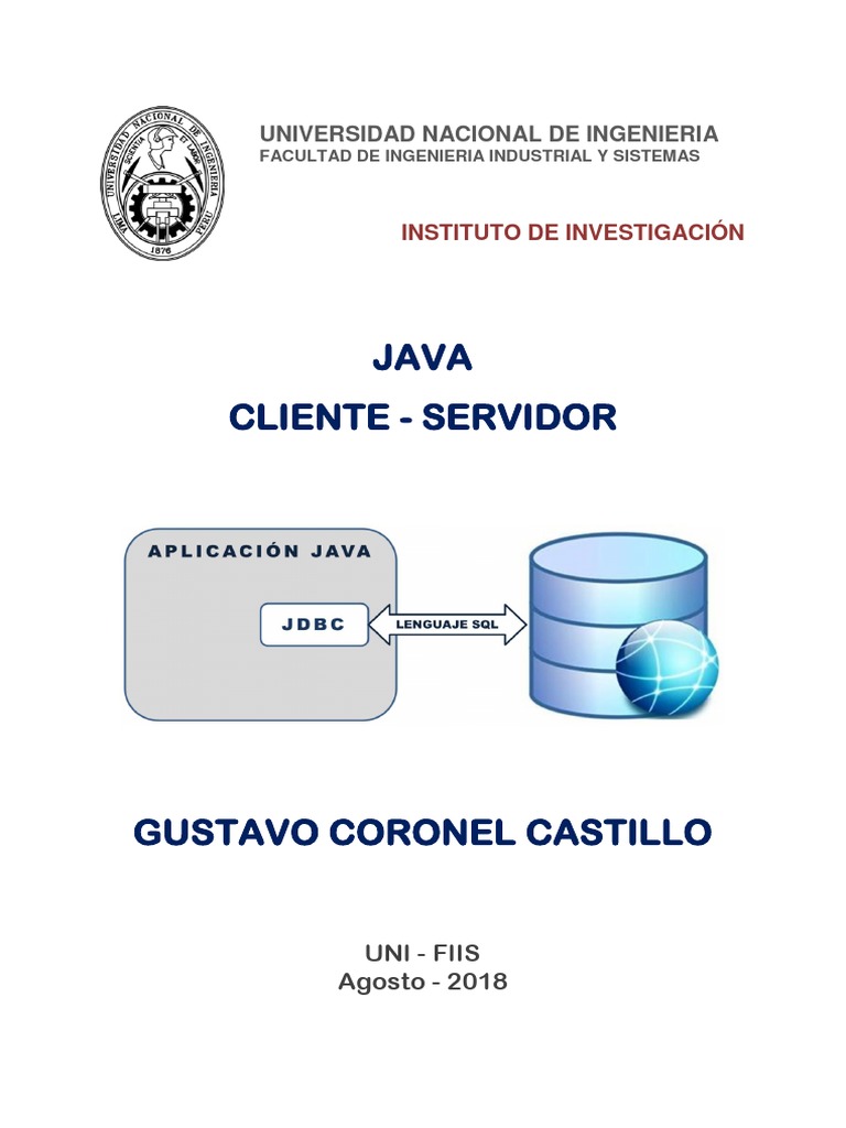 Java Cliente Servidor | Descargar gratis PDF | SQL | Java (lenguaje de ...