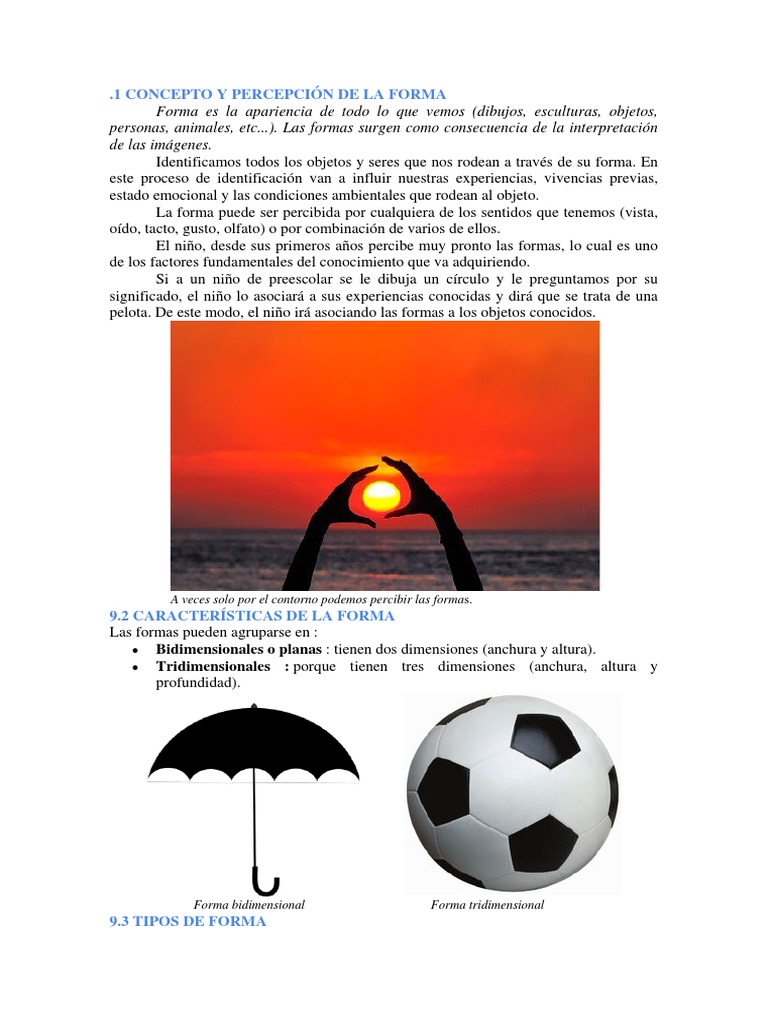 1 Concepto y Percepción de La Forma | PDF | Percepción | Dibujo