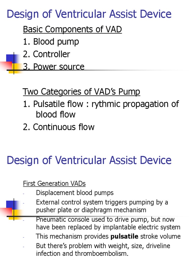 Design of Ventricular Assist Device | PDF | Pump | Mechanical Engineering