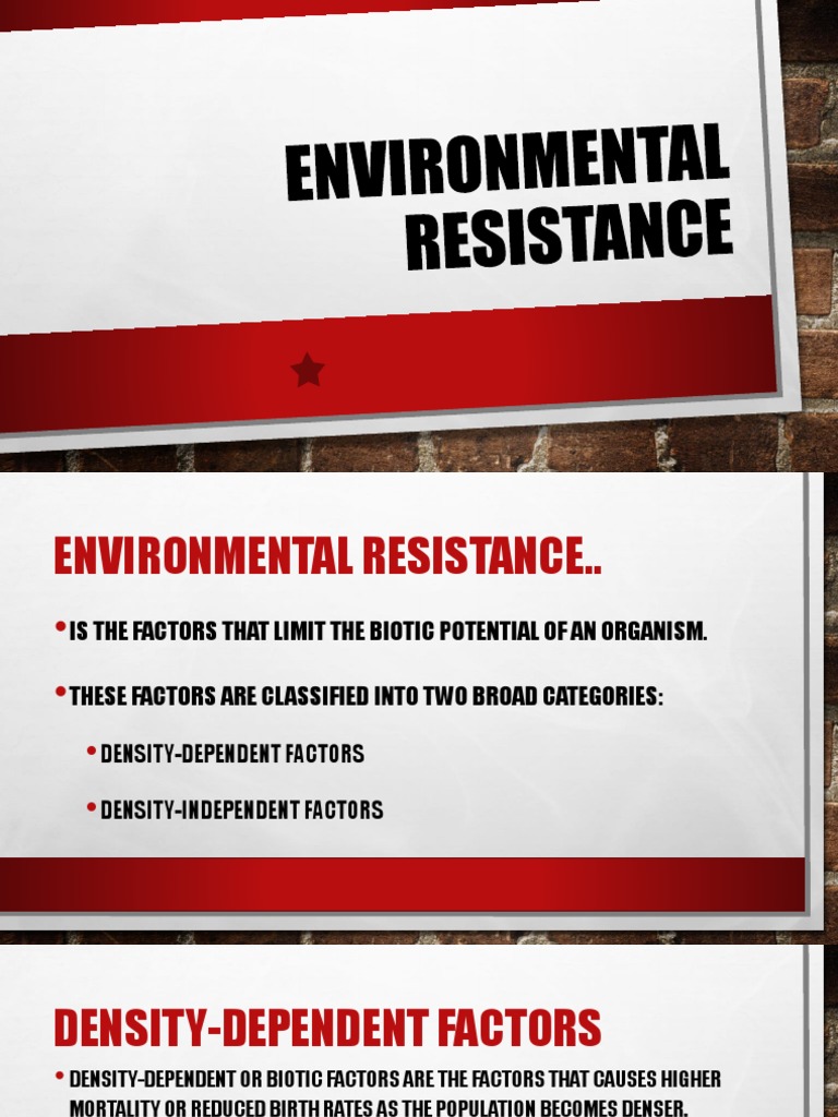 Environmental Resistance | PDF