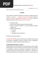 Informe Médico Legal: Estructura y Requisitos | PDF | Testigo experto ...