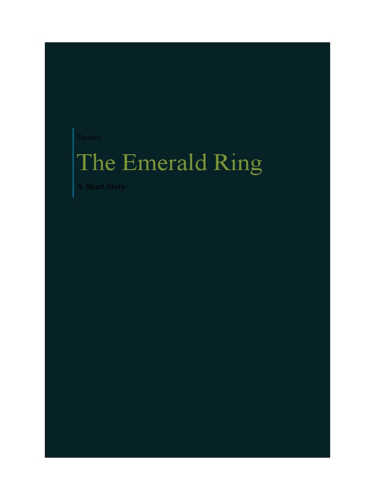 The Emerald Ring: A Short Story | PDF | Poetry
