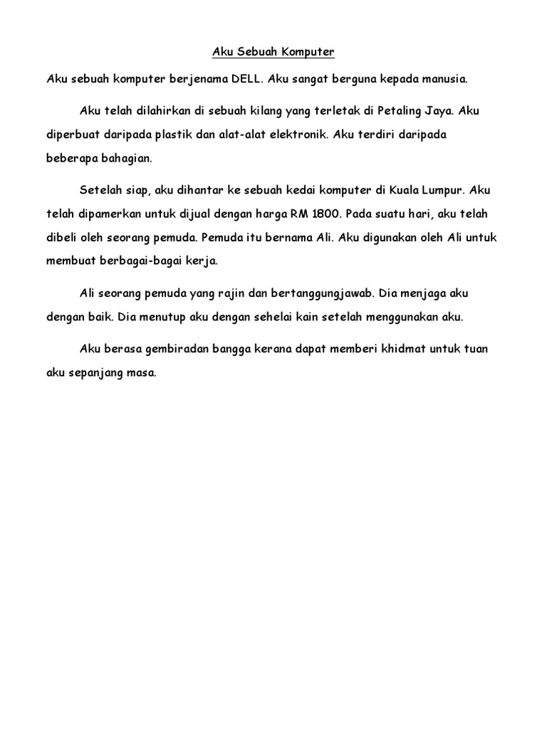Aku Sebuah Komputer Riba作文 Hqdefault Jpg Sqp