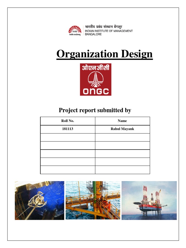 ONGC Organizational Structure Analysis | PDF | Sap Se | Petroleum